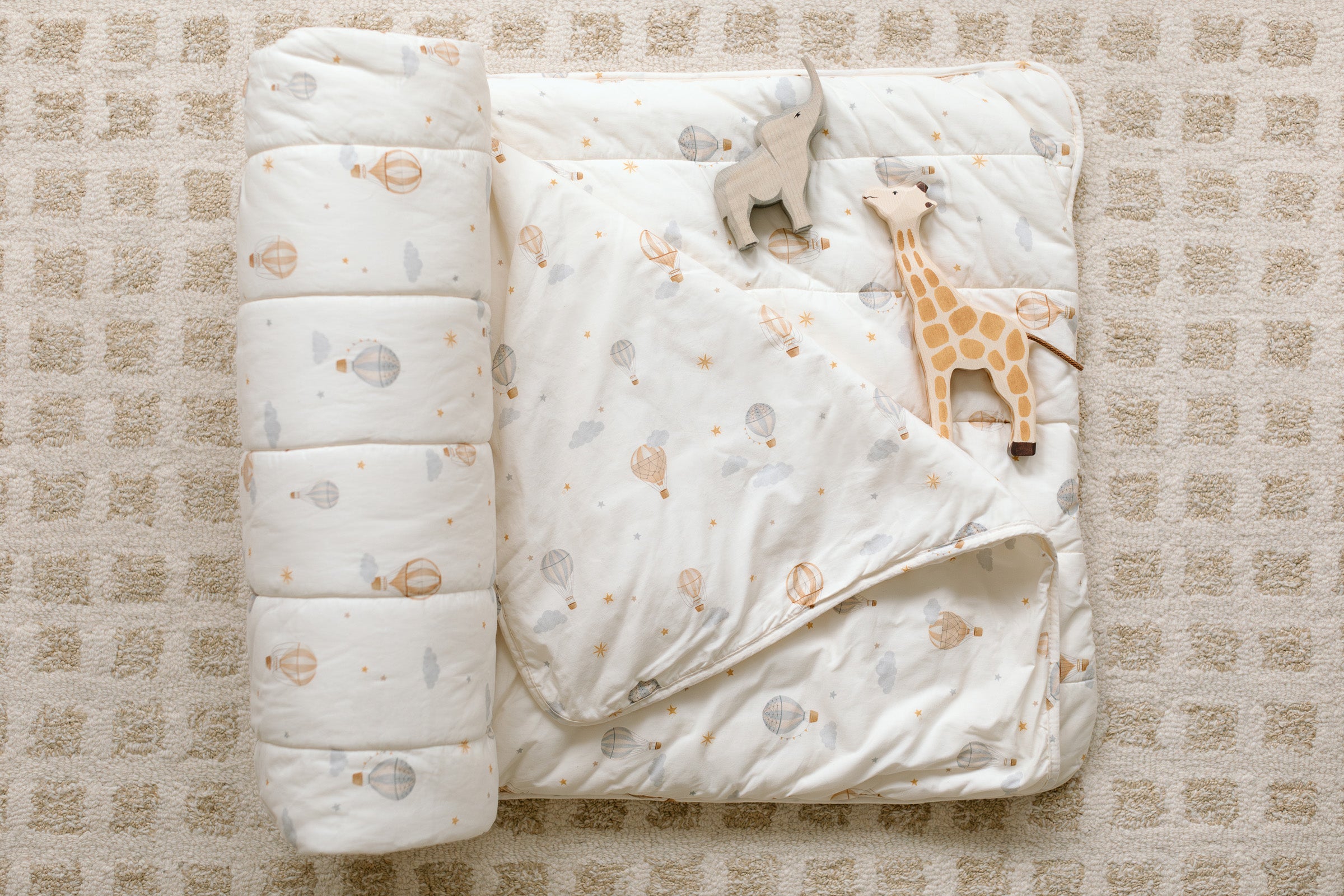 Toddler Organic Nap Mat with Pillow and Blanket for Daycare – Bloomere